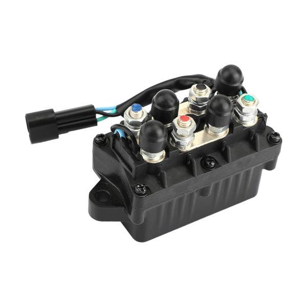 説明:[適合車種]: ヤマハ船外機2ストローク&amp;4ストローク.1990-2005 25-250HP.2003 2508HP用のボートパワートリムとチルトリレーアセンブリ.[互換性]:  HP 2004-2009.F-225 HP T...