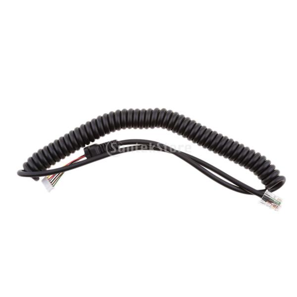 説明:ヤエスのためのマイクケーブル。 対応機種：ヤエスMH-48A6J MH-42B6J用FT-1500、FT-1500M FT-7800 FT-8800 FT-8900 FT-7100M FT-2800M FT-8900R FT-1802...