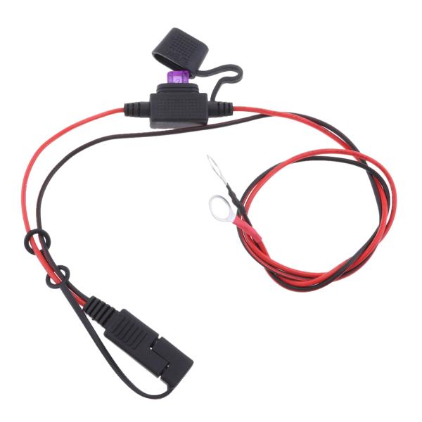 仕様:材質:銅ケーブル長:700mm / 27.55inch 入力インターフェース:SAE 4.5mmプラグ出力インターフェイス:10mm Oターミナル 10Aヒューズを装備. パッケージに含まれるもの: 1ピースSEA延長ケーブル注意:手...