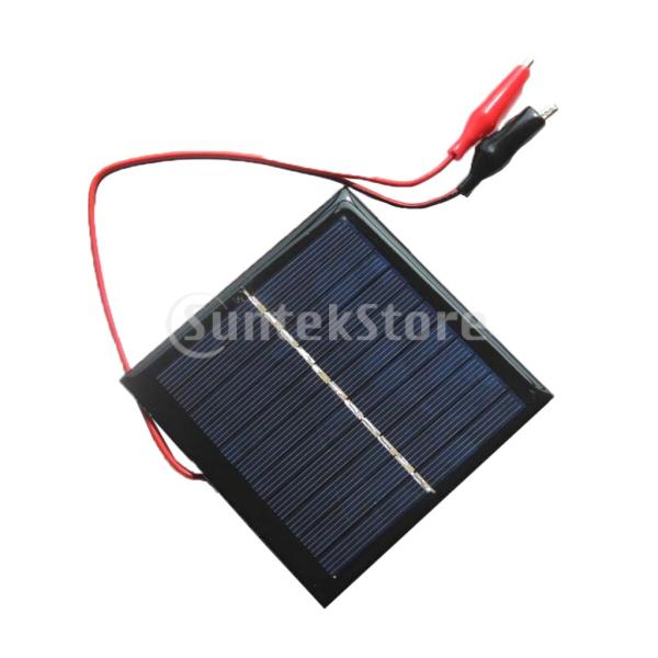 説明:タイプ：エポキシ太陽電池パネル/コンポーネント電源：1W 作業電流：0-180MA 短絡電流：182MA 使用電圧：5.5V 短絡電圧：6.5V  3.7Vのバッテリー、小さなバッテリークリップ、一般的におもちゃのバッテリーに適して充...