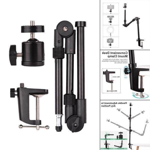 説明:[柔軟な高さと角度調整]各ブラケットロッドは.必要な角度と位置に柔軟に回転と180°の曲げを調整できます.また.360°回転可能なボールヘッドアダプターにより.デバイスの角度を簡単に調整し.垂直/水平の使用法をすばやく実現できます. ...