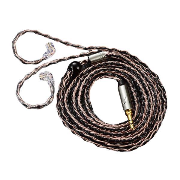 説明:200コアの強力な伝送効率. 8ストランド25分岐コア内蔵インポートワイヤ. 1株あたり25芯あり.合計200芯の銀メッキ線8本が織り込まれています.市場に出回っている従来の8芯線と比較すると.実際の素材が一目でわかります.音質性能を...