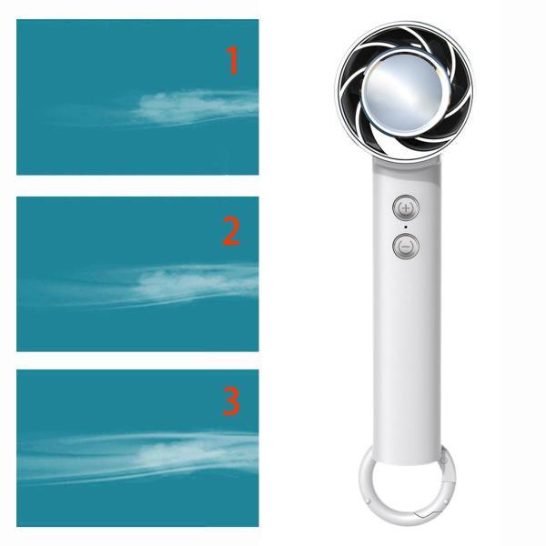 説明:[調整可能な速度設定]:このハンドヘルドパーソナルファンの調整可能な風速設定で快適さをお楽しみください.特定の冷却ニーズを満たすために調整できる3つの風速設定 compact and lightweights:その非常に小さな90度の...