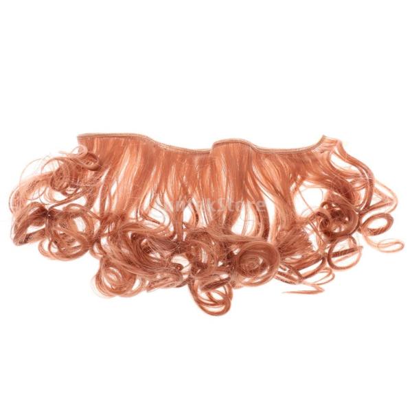 説明:ファッションRinkaヘアカットDIYのかつらの長い縮毛の女の子の人形のためのあらゆる種類の人形に適しています.頭の周りは約15cmです彼らはあなたの最愛の人形で美しく見える材質:高温ワイヤー色:コーヒー12B.コーヒー30.レッドブ...