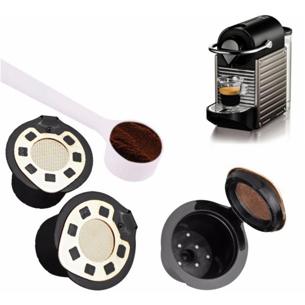 説明:強力な互換性.ネスプレッソコーヒーマシンとの互換性.アップグレードされた超微細フィルタースクリーン.グリースが豊富で.コーヒーの残留物が残っていません.それは無制限の時間.節約と環境保護のために再利用することができます.金メッキ/クロ...