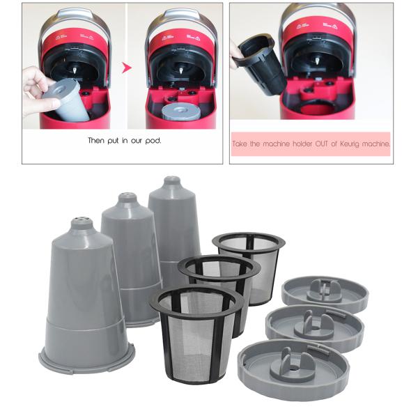 説明:高品質の304ステンレス鋼と食品グレードのプラスチック素材でできており.耐久性があり.環境に優しいです.キューリグの自家醸造業者B3.B40.B45.B50.B55.B60.B65.B70.B75.K31.K40.K45.K50.K5...