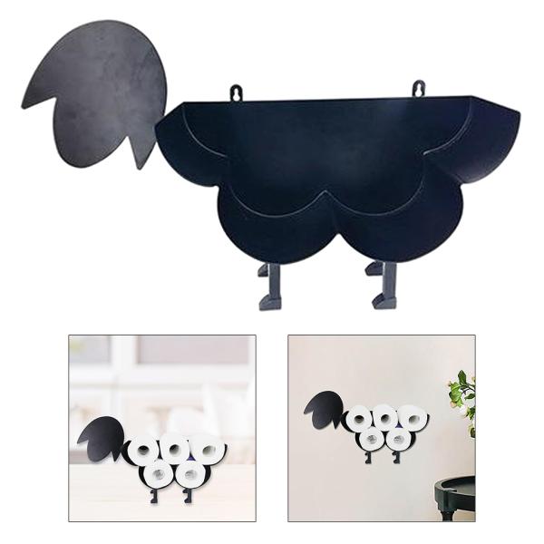 説明:金属製で環境に優しく耐久性のあるこのホルダーは.ロール紙の保管を簡単にします.クリエイティブなトイレットペーパー収納ラックは.家財道具としてだけでなく.装飾としても使用できるかわいい動物の形です.取り付けが簡単.壁に取り付けられている...