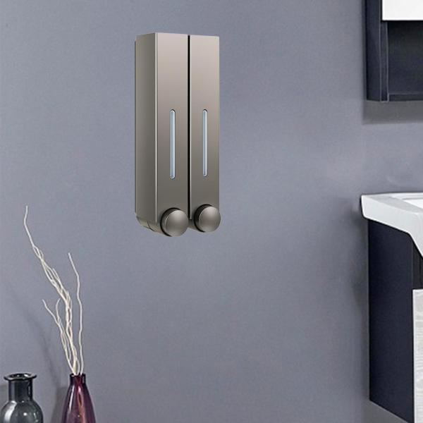 説明:プレミアムプラスチック製の壁掛け式液体石鹸ディスペンサー.オフィス.家庭.学校.レストラン.バスルーム.トイレに最適です.シャンプー.シャワーローション.ハンドジェルなどのディスペンスが必要な液体に適しています.ボトル内の液量を簡単に...