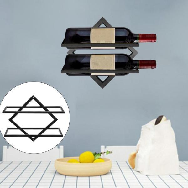 説明:スチール製の折りたたみ式のクリエイティブな壁掛け式ワインラックは.頑丈で耐久性があります.ボトルスタイルは.1つの棚に2本のボトルを置くことができます.ワインラックタイプ1つのラックに1本のボトルと2つのグラスを収納できます.壁に取り...