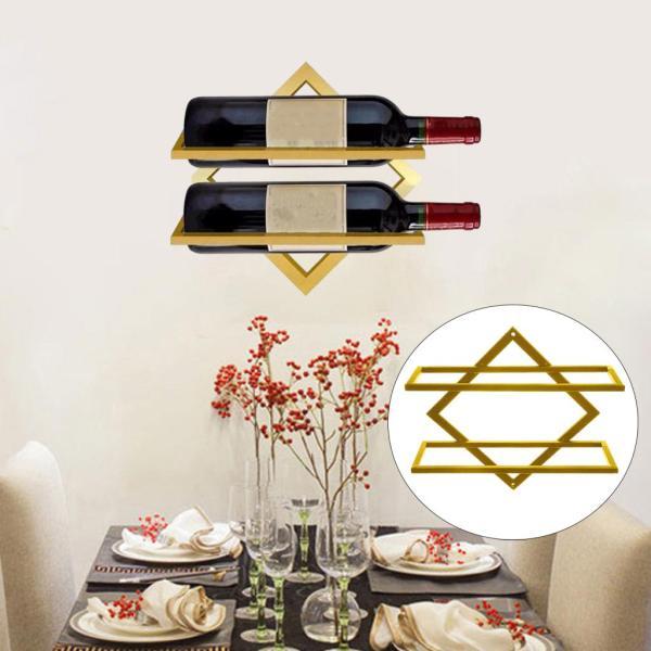 説明:スチール製の折りたたみ式のクリエイティブな壁掛け式ワインラックは.頑丈で耐久性があります.ボトルスタイルは.1つの棚に2本のボトルを置くことができます.ワインラックタイプ1つのラックに1本のボトルと2つのグラスを収納できます.壁に取り...