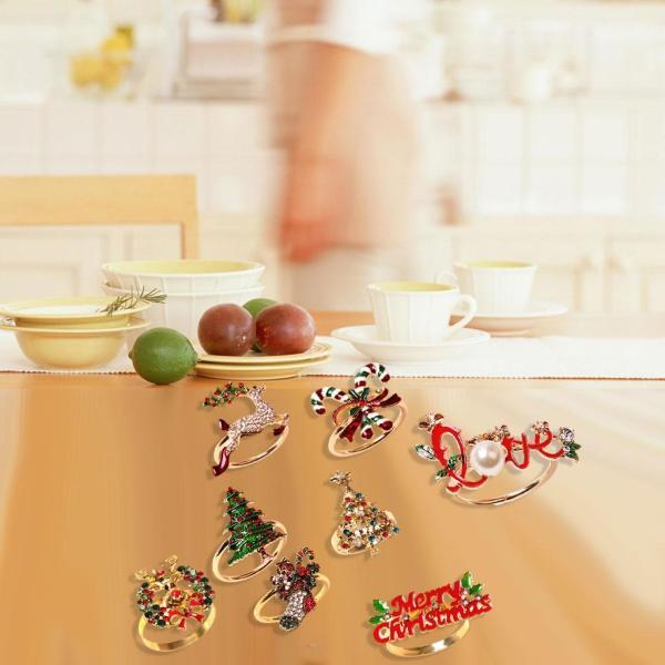 仕様:材質:金属サイズチャート:愛:5.4x3.4cm / 2.13x1.34inchリングの直径口:3.4cm / 1.34inchトナカイ:4.2x4.2cm /1.65x1.65インチリングの直径口:3.5cm / 1.38inchト...