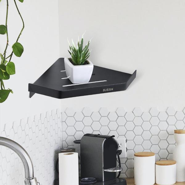 説明:穴あけなし:バスルーム収納棚は簡単に設置でき.壁に穴を開けずに貼り付けるだけです.錆びない:プレミアム品質のシャワーコーナーシェルフはステンレス鋼でできており.腐食や錆から一生保護します.良い保管:バスルームでは.シャンプー.コンディ...