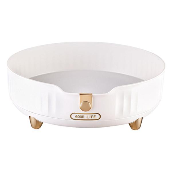 説明:多目的オーガナイザートレイ: 香水.スパイス.化粧品などに使用される多目的収納トレイ.回転可能なトレイ:ターンテーブル付きの底.回転可能な収納トレイ.小物を簡単に収納でき.便利で実用的です.素材: 高品質の素材で作られた回転式ターンテ...