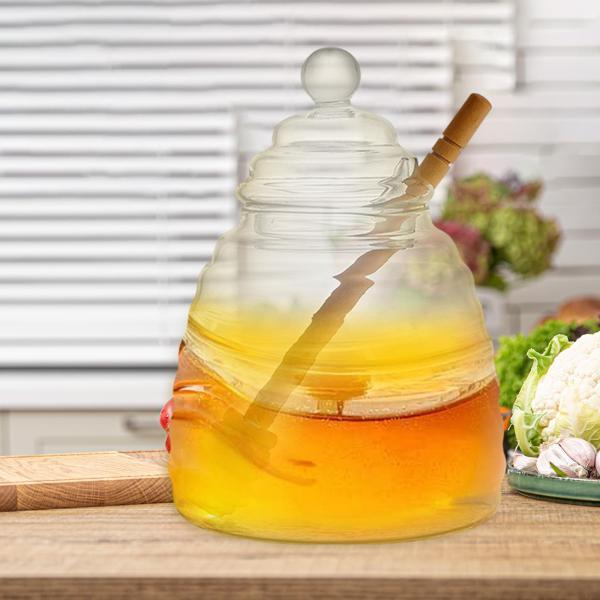 説明:安全で丈夫: ハニージャーはガラス製で.食品と直接接触できるため.丈夫で安全です.より便利: 透明なガラス製のハニージャーにより.ジャーに何が残っているか.何が入っているかを簡単に確認できます.蓋付き:当社の蜂蜜保存瓶には蓋が付いてお...