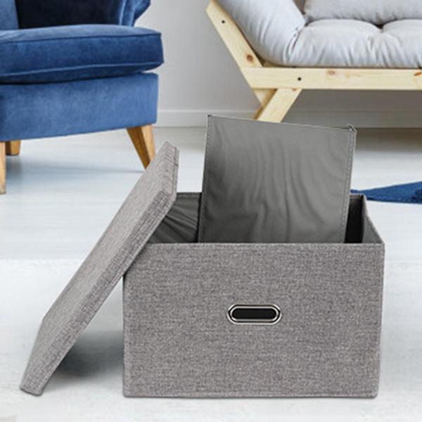 説明:布製収納オーガナイザー:不織布製.スタイリッシュ.頑丈.通気性のある生地.曲がらない.多目的: 単独で.または収納ビンの本棚.キャビネット.棚.クローゼットなどの棚システムと一緒に使用します.美しく実用的: 独立した頑丈な構造で.衣類...