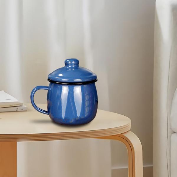 説明:素材: このコーヒーマグは高品質のエナメル素材でできており.縁が滑らかで.防錆性があり.耐久性があり.毎日の使用に適しています.多目的:エナメルカップは.コーヒーカップ.ティーカップ.カップ.飲料カップ.ウォーターカップ.ドリンクカッ...