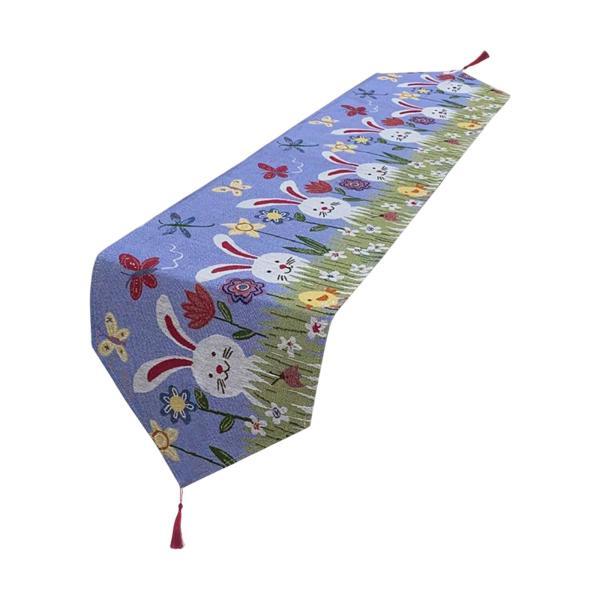 説明:イースター テーブル ランナー: ノベルティ アメリカン カントリー スタイルのテーブル デコレーション テーブル ランナー.ほとんどの家庭に適しています.素材: テーブルランナーはポリエステル繊維製で.柔らかく快適で耐久性があり.テ...