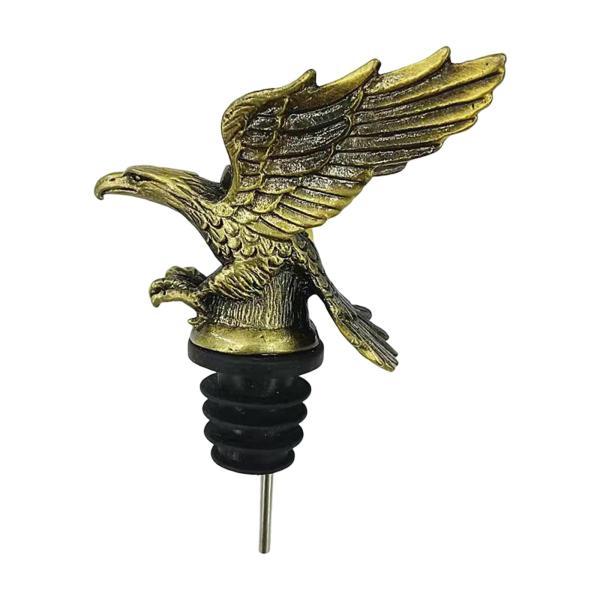 説明:[プレミアム品質]亜鉛合金シリコン素材を採用し.硬度と靭性.耐摩耗性.耐久性に優れています.鷲の形:動物の鷲の形のデザイン.鮮やかでイメージ的.興味深く目を引く.彫刻工程.精巧な職人技.品質保証.使いやすさ:ボトルに入れるだけで.デカ...