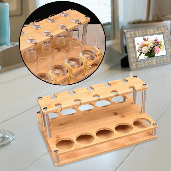 説明:素材:ショットグラスホルダー.木と金属素材でできており.頑丈な構造で耐久性があります.ガラストレイホルダー:カップを入れるのに十分なスペースがあり.デスクをきれいに整頓できます.使いやすい: 木製サービング トレイ.しっかりと安定して...