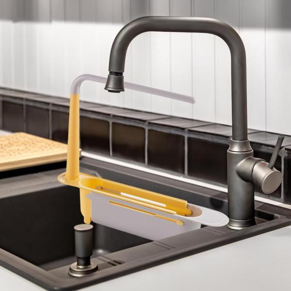 説明:[長さ収納・収納式デザイン]収納式シェルフはシンプルで使いやすい収納式デザインで.ほとんどのシンクに適しています.マーキングなしの取り付け:穴あけ不要.穴あけ不要.取り付け.分解.掃除が簡単.その過程でシンクを傷つけず.取り外し後の痕...