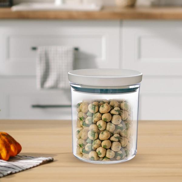 説明:気密ジャー:保存ジャーはシンプルな形状ですが.密閉性が高く.保存した食品を乾燥した状態に保ち.家庭.キッチン.カウンタートップで広く使用されています.透明なタンク本体:食品貯蔵ジャーのタンク本体は透明で.ボトルの残量が簡単にわかり.時...