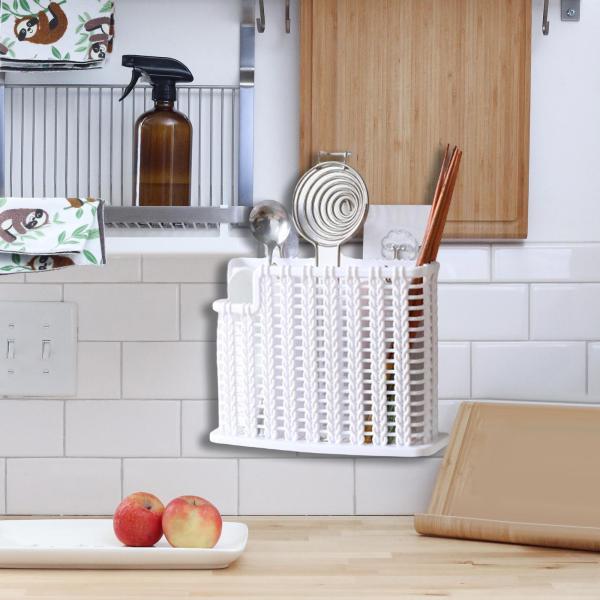 説明:素材: この万能なキッチンカトラリー収納ホルダーは.フォーク.スプーン.箸.その他の食器などのキッチン用品を収納できます.コンパートメントのデザイン: コンパートメントはすべての食器を収納するのに十分なデザインで.簡単に取り出せるよう...