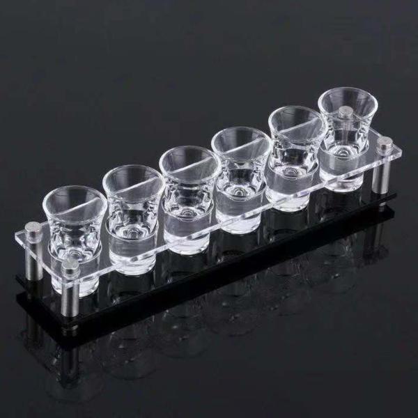 仕様:素材: アクリルサイズチャート:6穴ストレート/曲がっていない: 29cmx6.5cmx5.5cm/11.42インチx2.56インチx2.17インチ.穴直径: 3.8cm/1.50インチ.12穴:21cm×15cm×5.2cm/8.2...