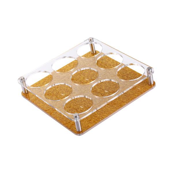 仕様:素材: アクリルサイズチャート:6穴ストレート/曲がっていない: 29cmx6.5cmx5.5cm/11.42インチx2.56インチx2.17インチ.穴直径: 3.8cm/1.50インチ.12穴:21cm×15cm×5.2cm/8.2...