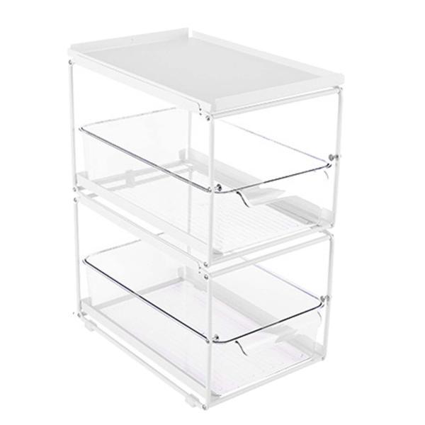 説明:[引き出しデザイン]透明な引き出しデザインのキッチンオーガナイザーは.必要なものを簡単に確認して取り出すことができます.[プレミアム素材]PET素材製の透明なスライド式引き出し.お手入れが簡単.炭素鋼製のサポートブラケット.[取り付け...