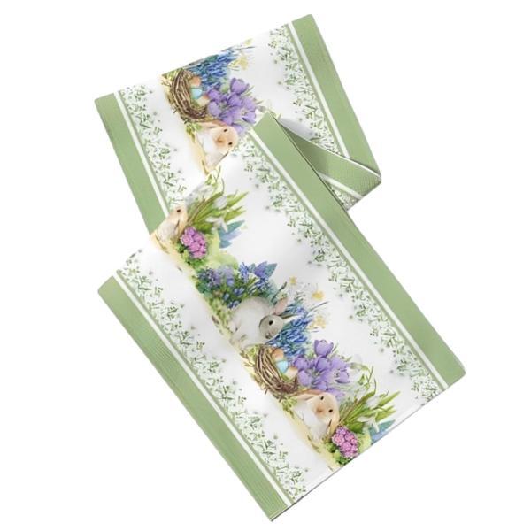 説明:[イースターバニーエッグテーブルランナー]:このイースターテーブルランナーはバニーとエッグのパターンプリントが特徴で.明るい色で.休日の集まりやパーティーにお祝いと暖かい雰囲気を加えます.[高品質素材]:キッチンのダイニングテーブルの...