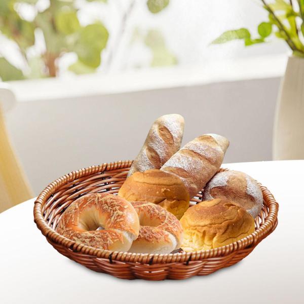 説明:[模造籐素材]:収納バスケットはPP素材.伝統工芸織りで作られており.強くて耐久性があります.[籐トレイ]:模造籐バスケットはパンバスケットやフルーツトレイとして使用でき.家族や友人への非常に実用的な贈り物です.[お手入れ簡単]:手作...