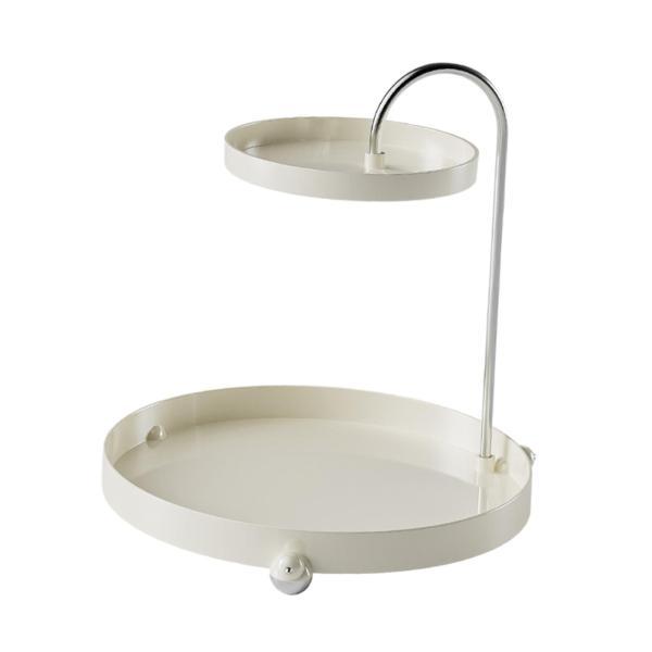 説明:[二層]: この二層収納ラックはステンレススチールとABSで作られており.すべてのアイテムを収納できる十分なスペースを提供し.デスクトップを清潔で整理整頓した状態に保ちます.[360度回転式]: 豪華なタッチでデザインされた360度回...