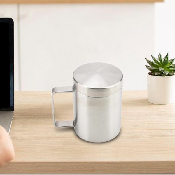 説明:[素材]: このマグカップはステンレス鋼素材で作られており.耐久性と長寿命を保証します.錆びにくく耐久性に優れているのでデイリーユースに最適です.[二層断熱]: このマグカップの二層デザインは保温性を提供し.飲み物を長時間温かくまたは...