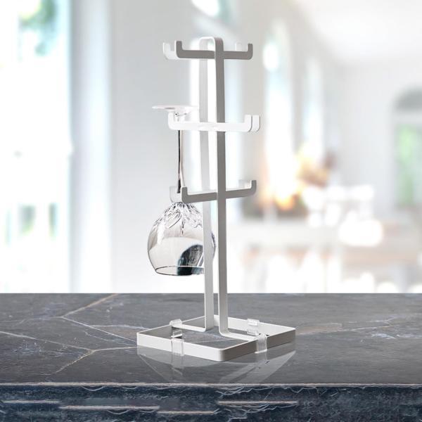 説明:[デザイン]: ミニマリストのワイングラスラック.ワイングラス用のクリエイティブなディスプレイスタンド.ヨーロッパの家庭用.[素材]: このワイングラスラックは鉄素材で作られており.耐久性と長寿命を保証します.[特徴]: ステムウェア...