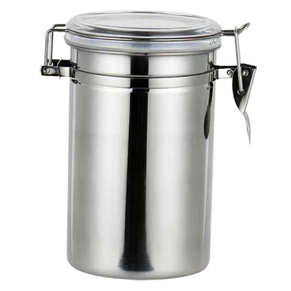 説明:[ステンレススチール]: キッチンコンテナジャーは食品グレードのステンレススチールを使用し.安全で新鮮に保ち.どんな食品を保管してもお手入れが非常に簡単です.[ロッククランプ]: 食品の漏れやこぼれを防ぐコーヒー保存容器.コーヒーショ...