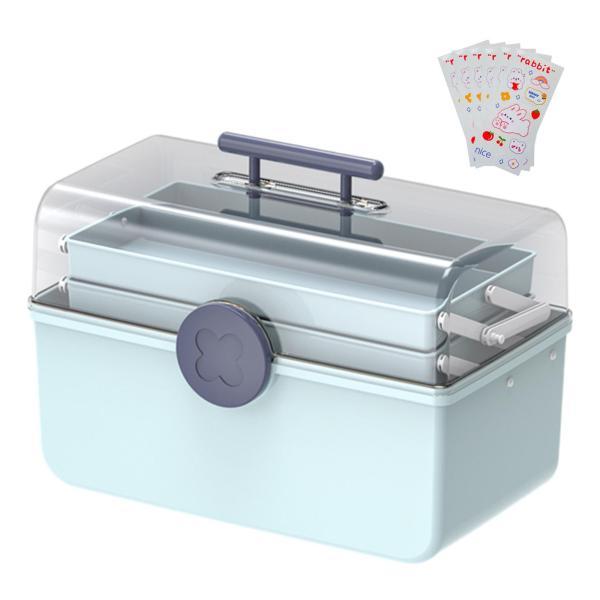 説明:[丈夫な素材]: 救急箱は強度の高い丈夫なPPで作られており.ほこりや湿気からアイテムを保護します. [3層設計]: ポータブル救急箱は.各層にさまざまなものを保管し.箱を整理し.必要なアイテムを簡単に見つけることができます (小さい...