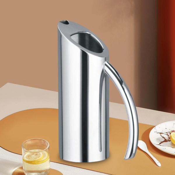 説明:[滑らかな表面と便利なハンドル]: このステンレススチール製のウォーターピッチャーは.滑らかな表面と便利なハンドルデザインが特徴で.持ちやすく.注ぎやすいです. [丈夫な素材]: 高品質のステンレススチールで作られたこのウォーターピッ...