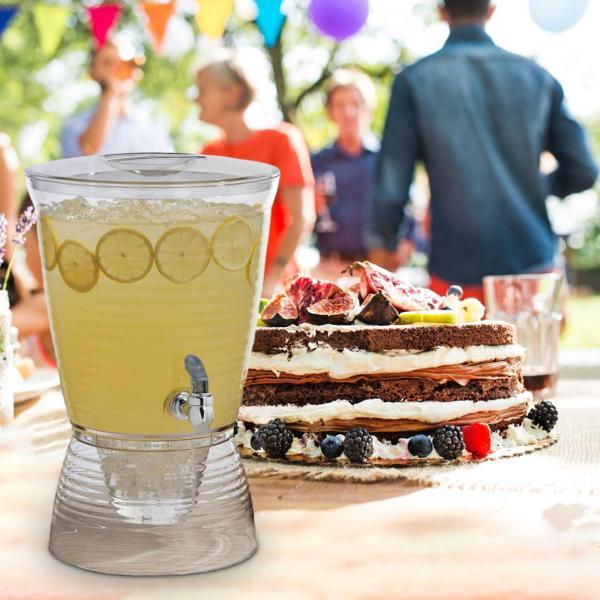 説明:[取り外し可能なベースと水出口]: このパーティードリンクディスペンサーは.取り外し可能なベースを備えており.氷を入れて飲み物をさらに冷やすことができます.独立したコンパートメントにより.異なる温度で異なる種類の飲み物を保存できます....