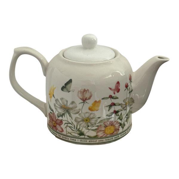 説明:[素材]: このティーポットは丈夫な磁器素材で作られており.耐久性と長寿命を保証します.日常使いにも特別な機会にも適しています. [製品寸法]: ティーポットの長さは22cm.高さは14cmで.お気に入りの飲み物を提供するのに最適なサ...