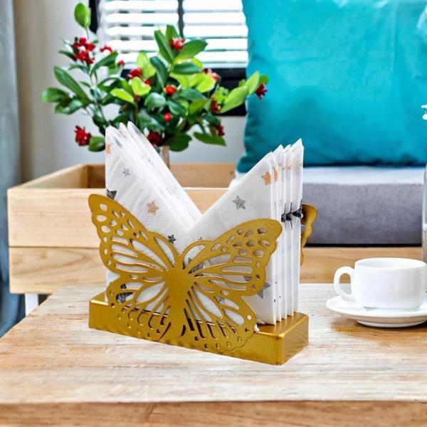 説明:[スタイリッシュ]: このナプキンホルダーは合金の職人技で作られており.ファッショナブルな蝶の外観です.お手入れが簡単で.滑らかなエッジで手を傷つけません. [スムーズな紙の取り出し]: 大きな開口部により.紙詰まりがなくスムーズに紙...