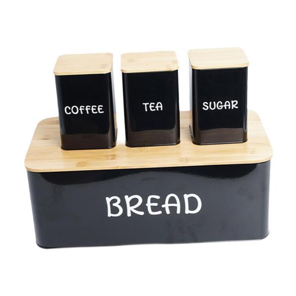 説明:[キッチン収納セット]: パッケージには農家風のパン箱1個と農家風のフードジャー3個が含まれており.キッチンアクセサリーをスタイリッシュかつ効率的に整理するのに最適です. [プレミアム素材]: キッチンキャニスターはステンレススチール...