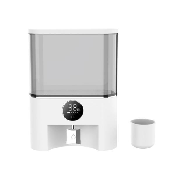 説明:[インテリジェント]: 手触りで楽々とうがい薬を出すだけで.シャンプーやバスクリーム.マウスウォッシュに最適[デジタル表示]: ウォールマウント口洗浄ディスペンサーは.分配された液体のリアルタイム測定を提供するデジタルディスプレイを装...