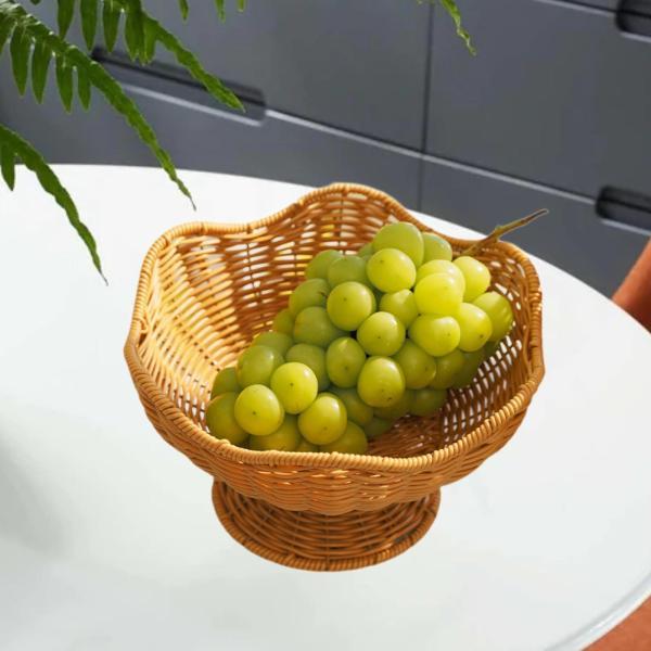 説明: artistic design]:この収納バスケットは.家の装飾に芸術的なタッチを追加するユニークな花の形を特徴としています.バスケットは細部に注意を払って細心の注意を払って手織りされており.長期使用の耐久性と頑丈さを確保します b...