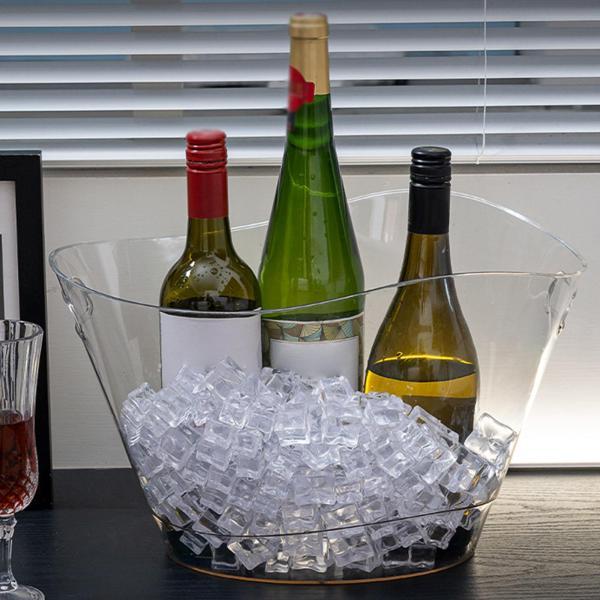 説明:  ofsowased 12L容量]:この大きな氷のバケツは.かなりの量の氷を保持するように設計されており.ビール.シャンパン.ワインなどの冷たい飲み物を保管するのに最適です.家族の集まりや屋外のピクニックに最適です[素材:ペットから...