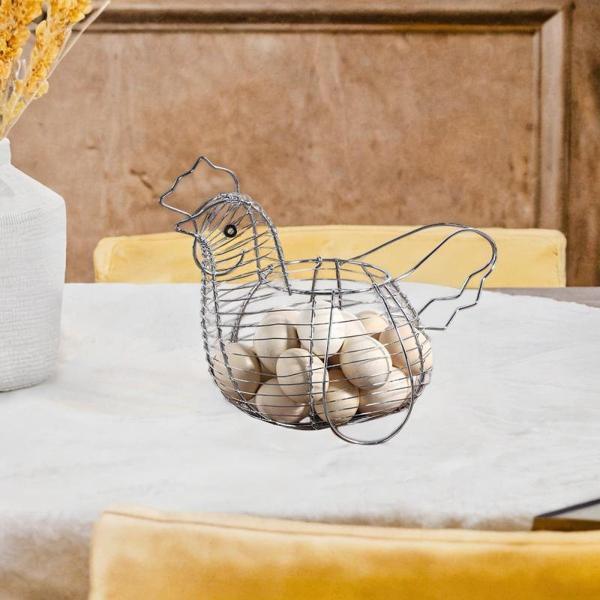 説明: feature]:このワイヤーチキン型の卵貯蔵バスケットは.不可欠なキッチンであり.高品質の鉄のワイヤーから細心の注意を払って電気めっきし.耐久性と長寿 wideワイドアプリケーションを確保します.私たちの卵保管バスケットは卵だけで...