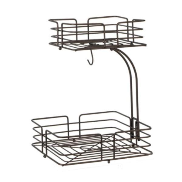 説明:[頑丈な構造]: フルーツバスケットは頑丈な鉄素材で作られており.頑丈な構造と強力な耐荷重性を備えています.防錆性能により耐久性が保証され.ご家庭に信頼できる追加品となります. [多用途の収納ソリューション]: 鉄製の段付きラックは....
