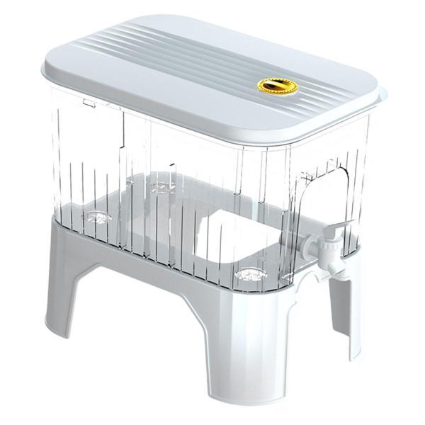 説明:[プレミアム素材]: 高品質のポリプロピレン樹脂製.冷蔵庫の氷.フルーツジュース.レモネード容器は丈夫に使用できます. [特徴]: 注ぎやすい蛇口付きの冷たいケトル.使用中の安定性を確保するためのラック付き. [デザイン]: この飲料...