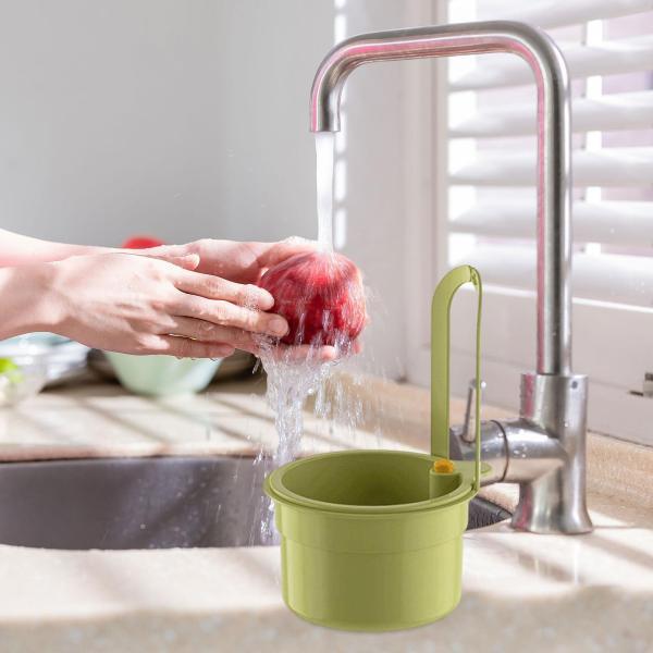 説明:[効率的な排水]: キッチンシンクの排水バスケットは細かいメッシュデザインを採用しており.素早く徹底した排水を実現し.野菜や果物を洗うのに最適です. [多用途キッチンツール]: この多機能蛇口吊り下げストレーナーは.農産物のすすぎから...