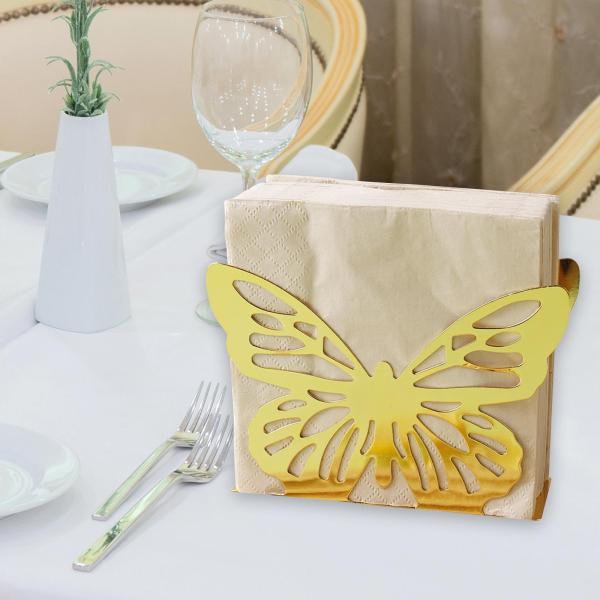 説明:[エレガントな中空デザイン]: このバタフライナプキンホルダーは美しい中空デザインが特徴で.どんなダイニングセッティングにもエレガントな雰囲気を添え.見た目も美しく実用的です. [鉄素材]: 高品質の鉄で作られたこのテーブル用ナプキン...