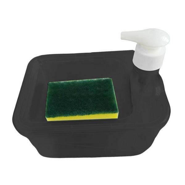 説明:[2 in 1]: ソープディスペンサーとスポンジホルダーの2 in 1デザインはキッチンとバスルームでの使用に最適で.石鹸液を簡単に充填でき.散らかったり.滴ったりしません. [丈夫な品質]: ソープディスペンサーはPP素材で作られ...